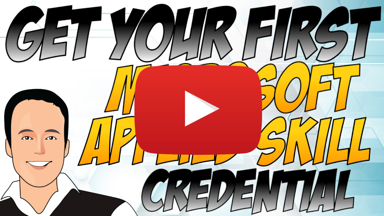 Get Your First Microsoft Applied Skills Credential